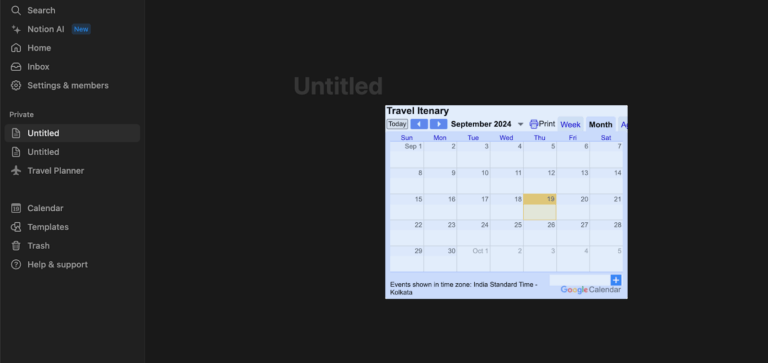 How to Embed Google Calendar in Notion | ClickUp
