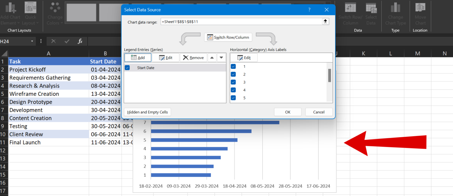 How to Create a Project Timeline in Excel (+Templates)