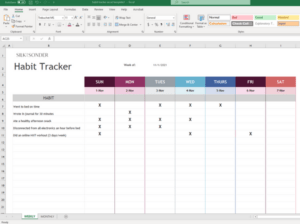 Free Excel Habit Tracker Templates for 2025 | ClickUp
