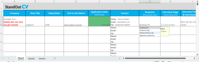 Free Job Search & Application Tracker Google Sheets Templates Free Job Search & Application Tracker Google Sheets Templates