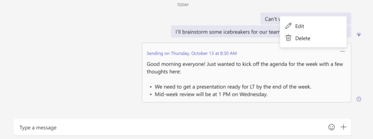 How to Schedule Messages on Microsoft Teams | ClickUp