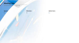 Free OneNote Meeting Templates for Notes, Minutes, & Agendas