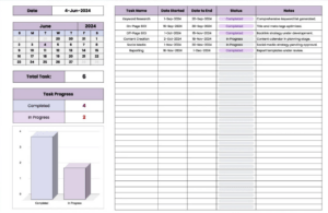 Free Daily Task Tracker Google Sheets Templates | ClickUp