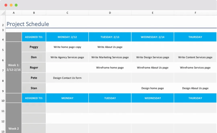 Free Project Schedule Templates for Excel | ClickUp