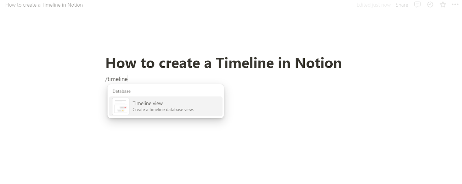 How to Make a Timeline in Notion to Organize Your Projects