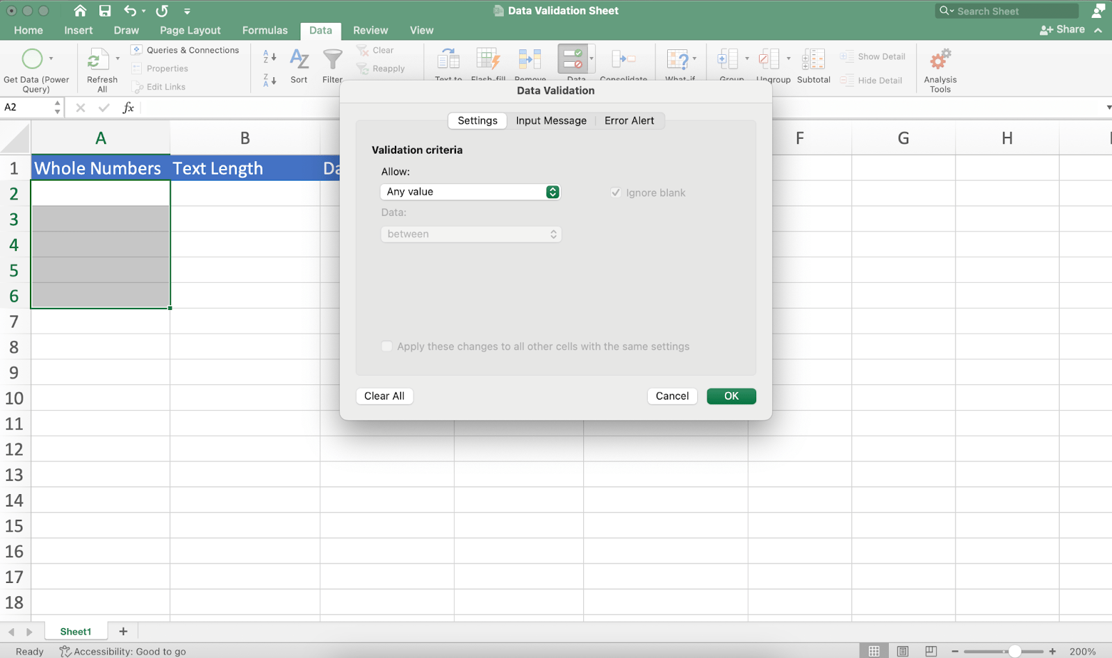 How to Apply Data Validation in Excel | ClickUp