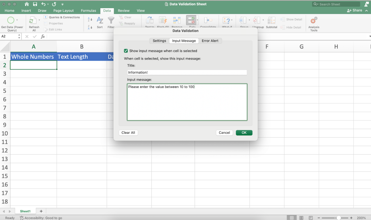 How to Apply Data Validation in Excel | ClickUp