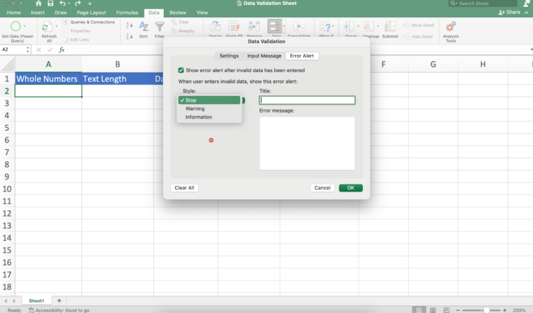 How to Apply Data Validation in Excel | ClickUp