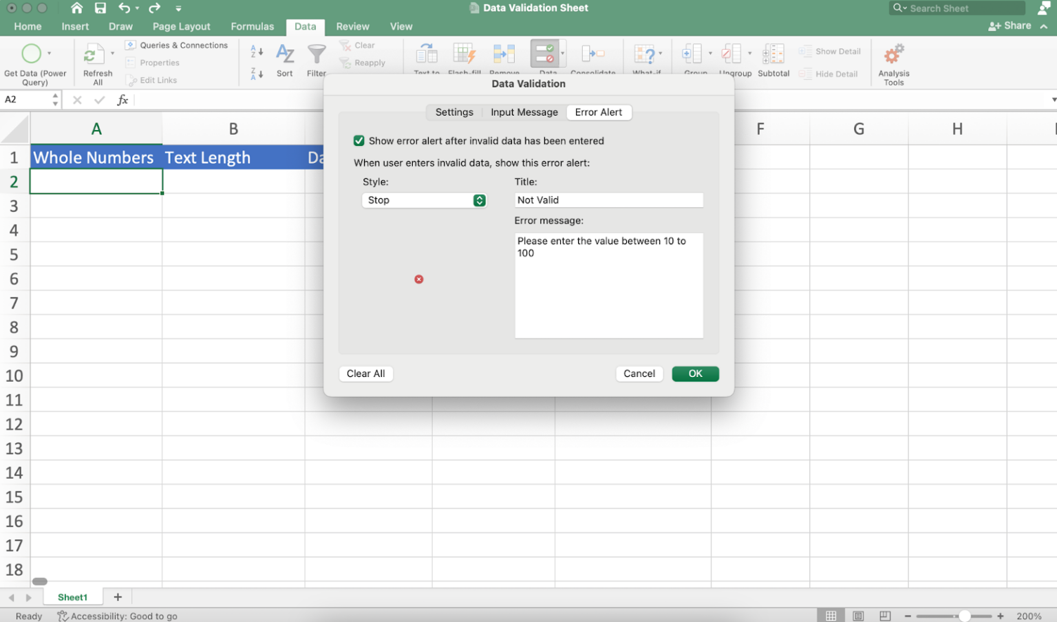 How to Apply Data Validation in Excel | ClickUp