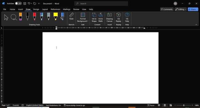 How to Draw in Microsoft Word Document | ClickUp