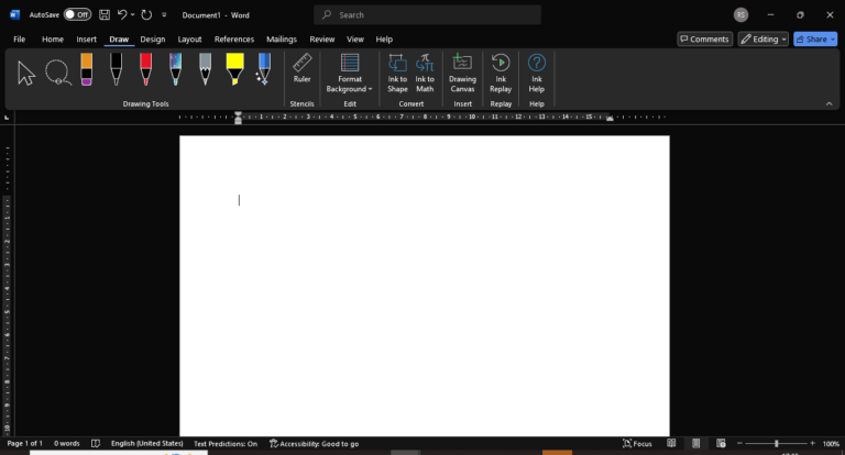 How to Draw in Microsoft Word Document | ClickUp