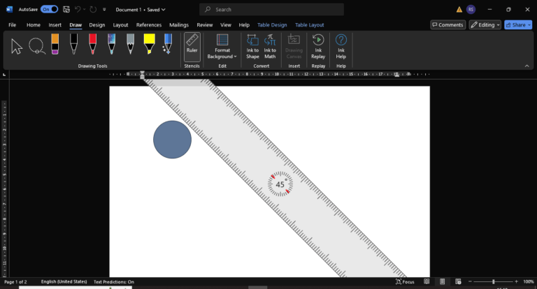 How to Draw in Microsoft Word Document | ClickUp