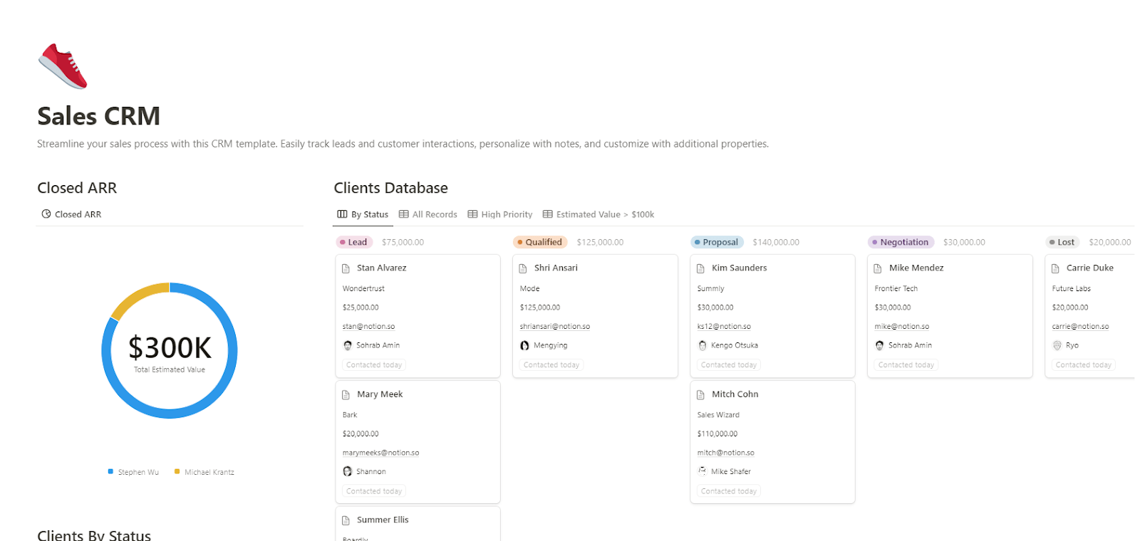 15+ Free Notion Project Management Templates | ClickUp