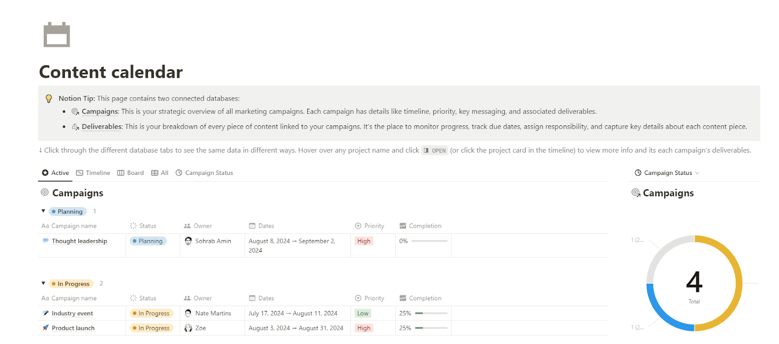 15+ Free Notion Project Management Templates | ClickUp