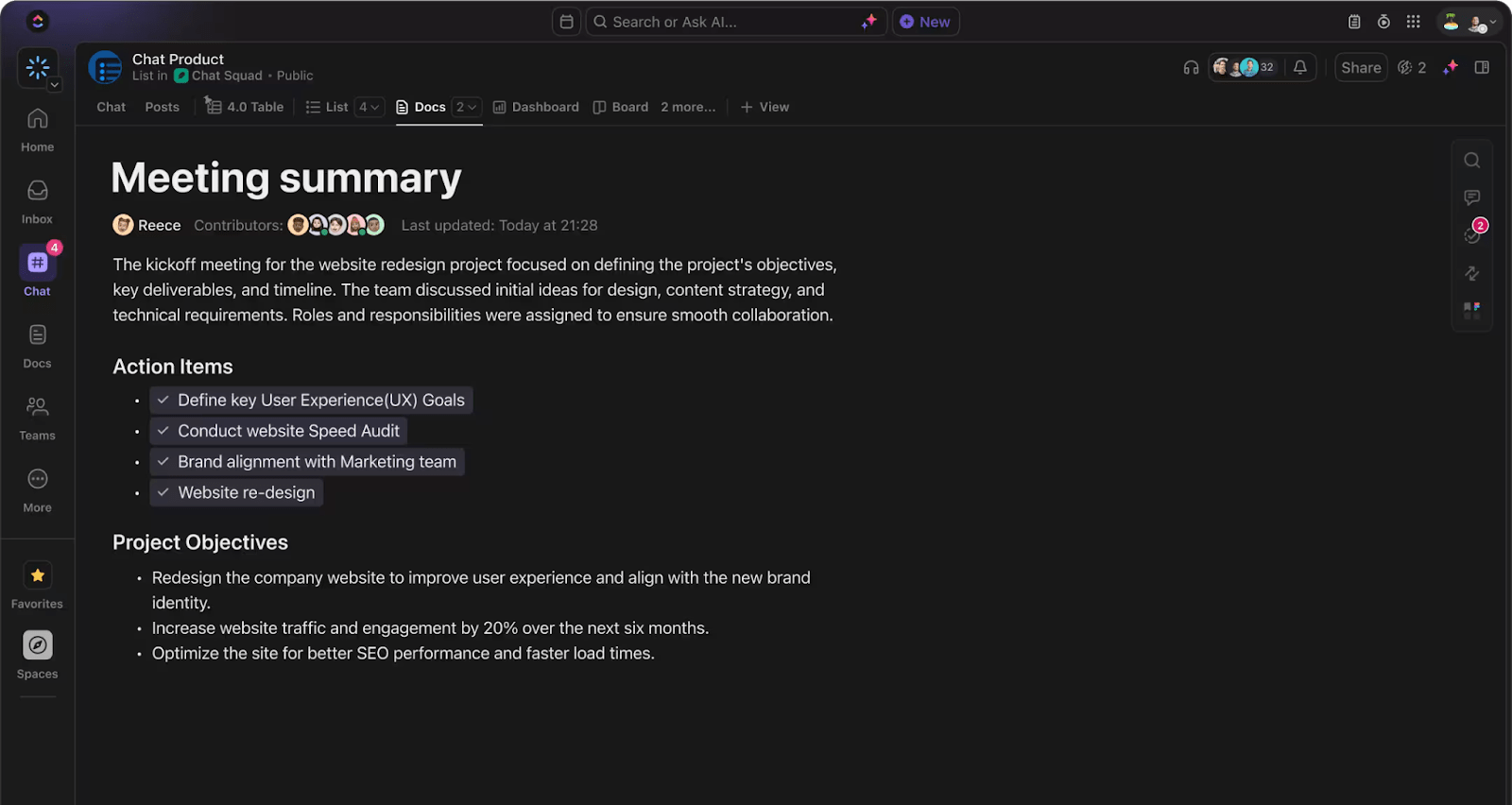 How to Make Engaging Organizational Announcements | ClickUp