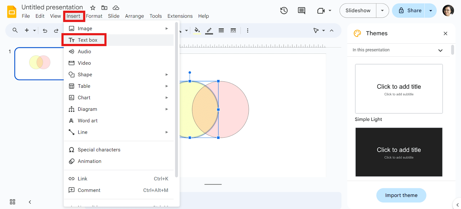 How to Create a Venn Diagram in Google Slides | ClickUp