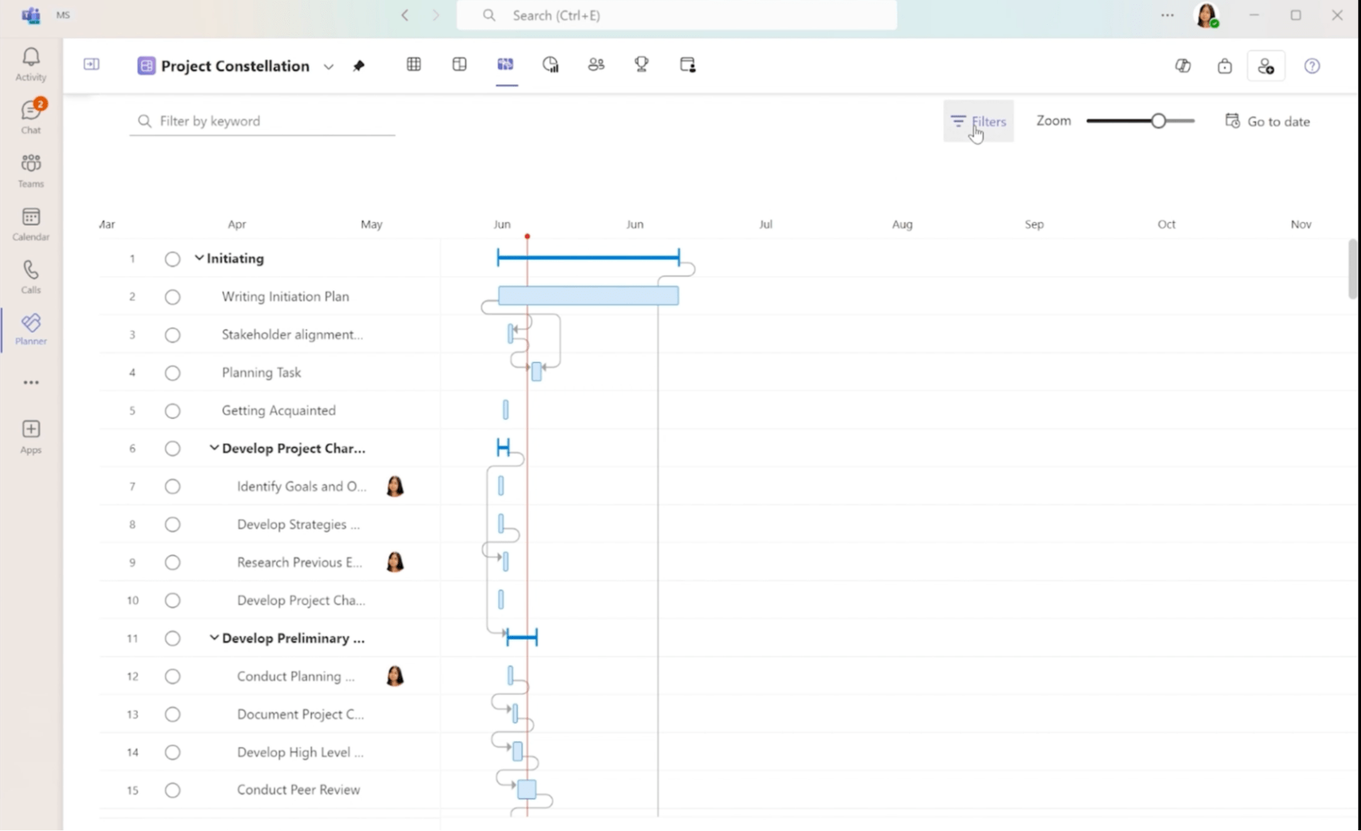 How to Create a Gantt Chart in Microsoft Planner | ClickUp