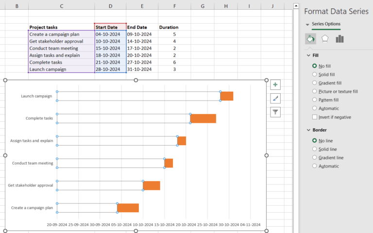 How to Make a Gantt Chart in Excel (With Templates) | ClickUp