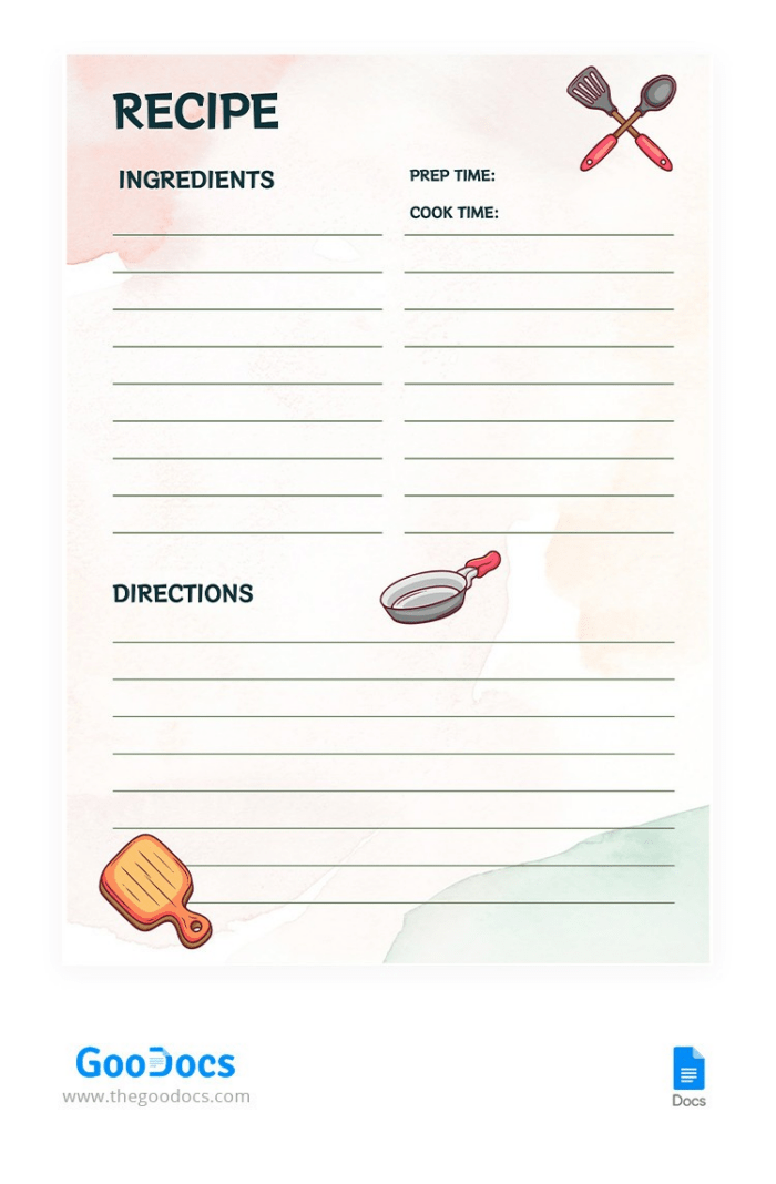 Free Recipe Templates for Google Docs | ClickUp