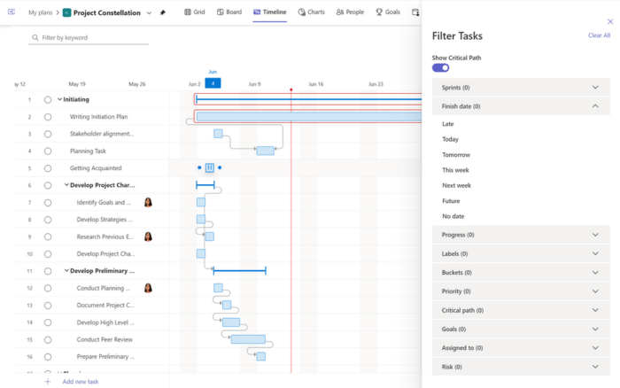 How to Create a Gantt Chart in Microsoft Planner | ClickUp