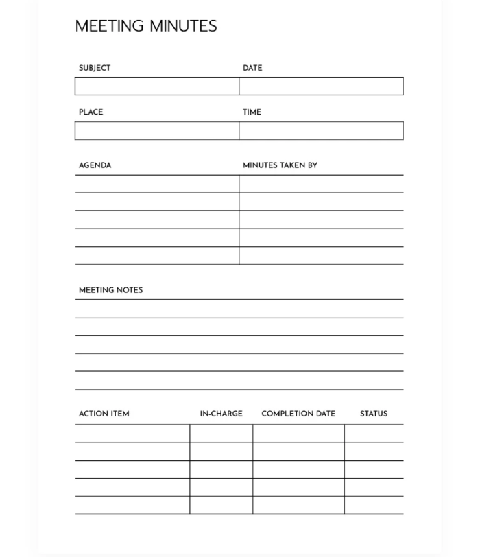 Free Notes Taking Templates for Google Docs | ClickUp