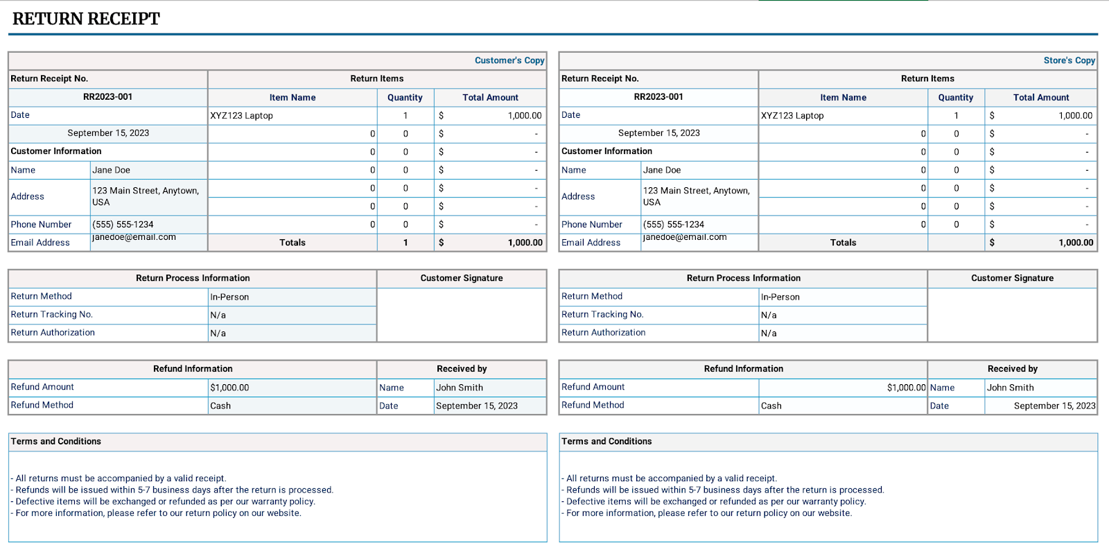 Free Excel Receipt Templates for Easy Expense Tracking| ClickUp