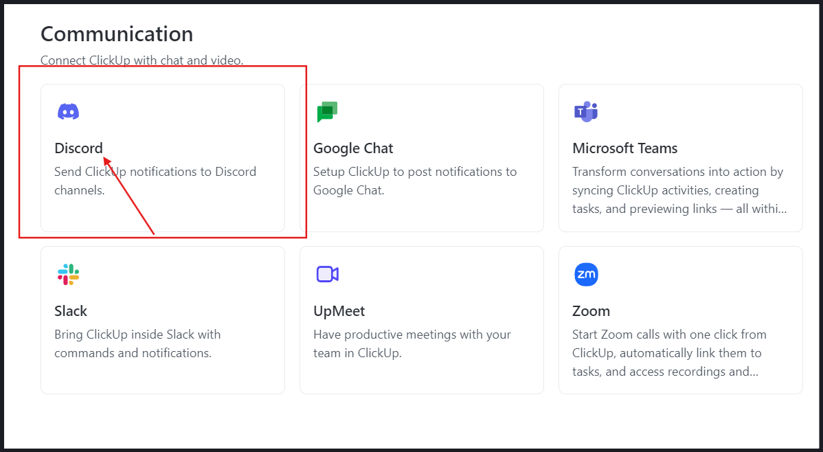 How to Add a Calendar to Discord | ClickUp