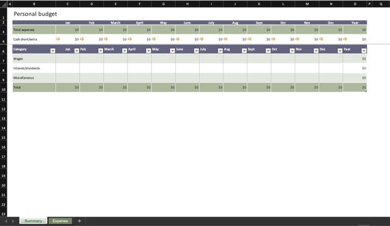 Free Money Management Templates in Excel | ClickUp