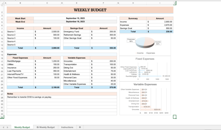 Free Money Management Templates in Excel | ClickUp