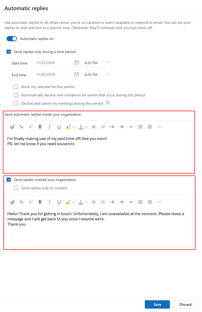 How to Set Out of Office in Outlook - Bournemouthjobcentre