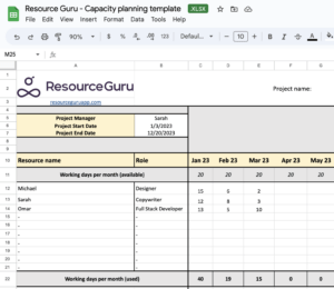 Free Resource Capacity Planning Templates for Excel | ClickUp