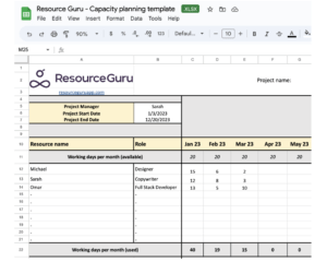 Free Resource Allocation Templates in Excel | ClickUp