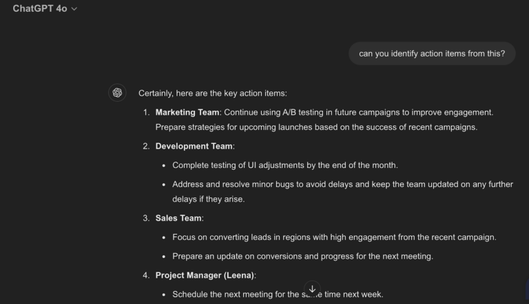 How to Use ChatGPT for Meeting Notes | ClickUp