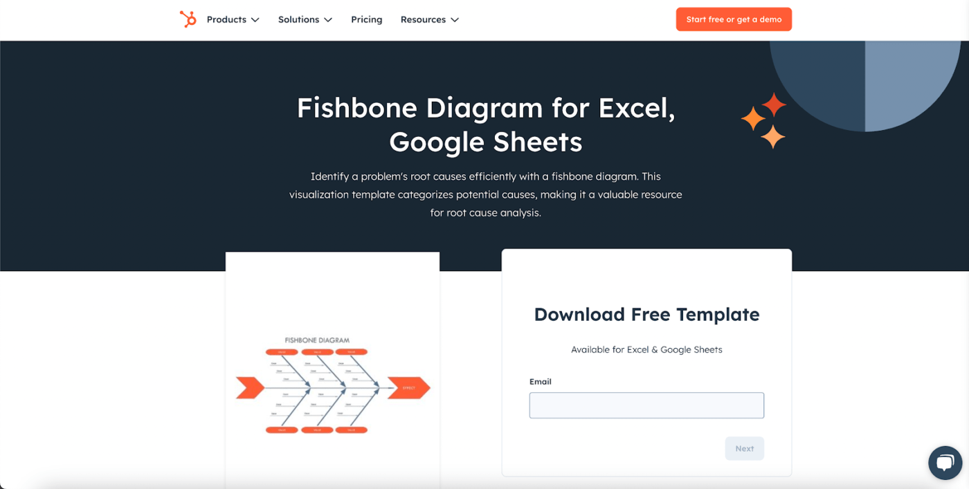 Free Fishbone Diagram Template for Excel | ClickUp