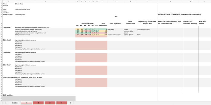Free OKR Templates for Excel to Track Your Goals | ClickUp