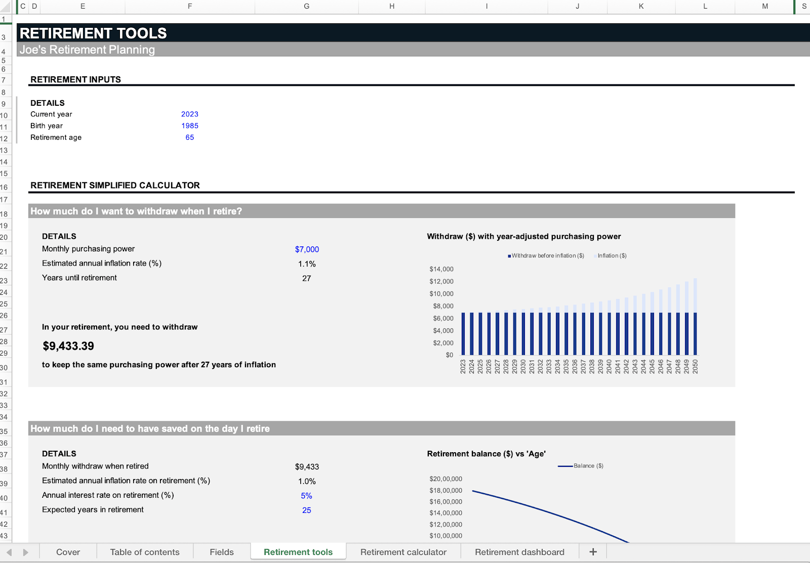 Free Retirement Planning Spreadsheet Templates | ClickUp