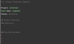 Top Obsidian Templates for Productivity & Workflow Management