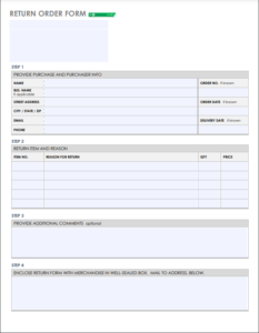 Free Order Form Templates in PDF | ClickUp