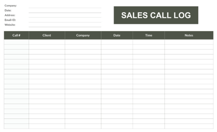 Free Call Log Templates in Excel | ClickUp