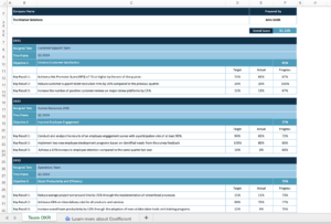 Free OKR Templates for Excel to Track Your Goals | ClickUp