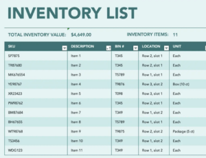 Free Excel Inventory Templates for Tracking (With Formulas)