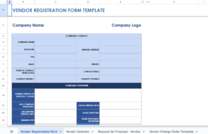 Free Vendor List Templates in Excel for Efficient Management