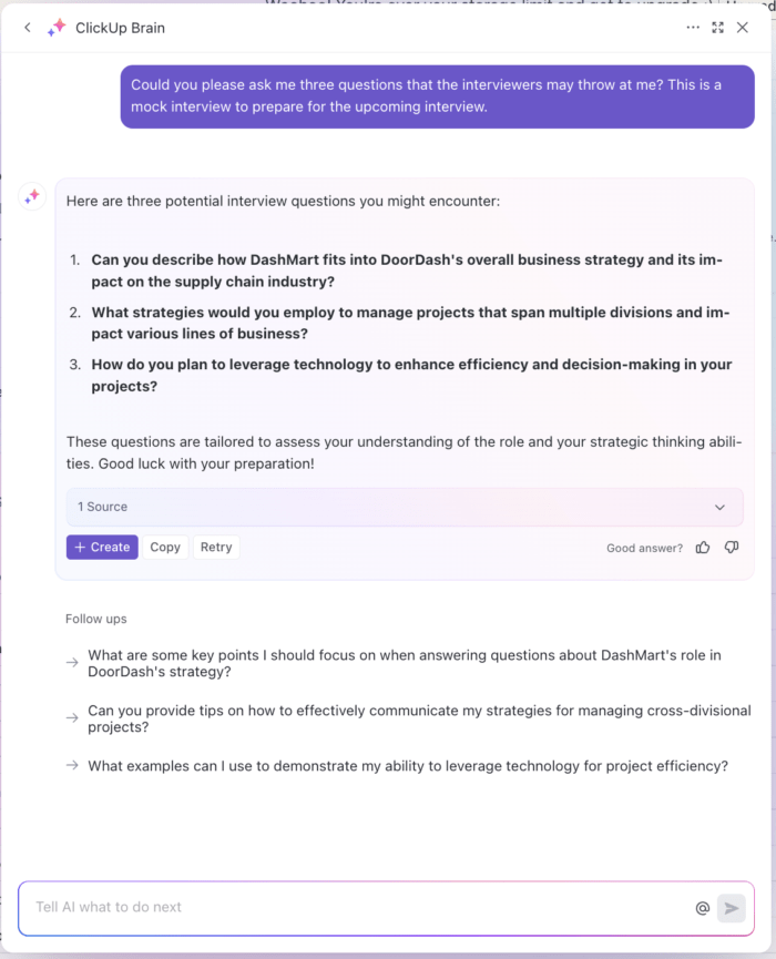 How to Use ChatGPT for Job Interview Preparation | ClickUp