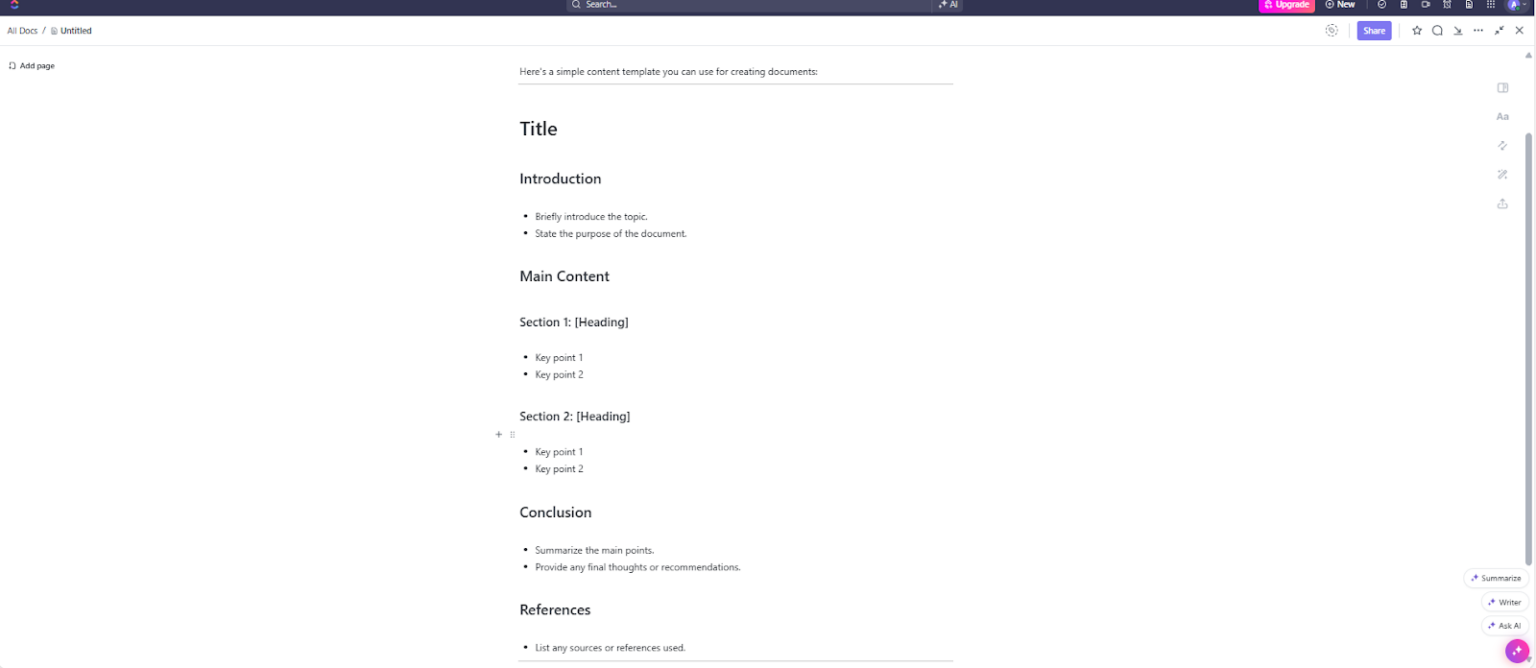 How to Create a Template in Microsoft Word | ClickUp