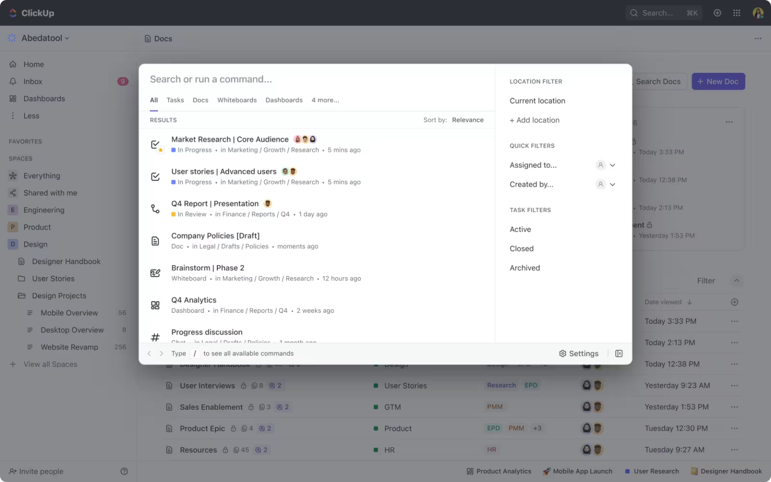 How to Search for a Word in Google Docs Quickly | ClickUp