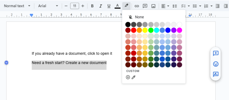How to Highlight in Google Docs for Better Collaboration | ClickUp