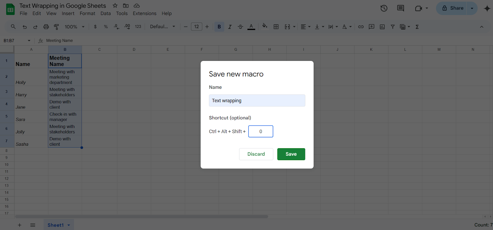 How to Wrap Text in Google Sheets | ClickUp