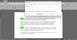How to Highlight in Word for Better Document Clarity | ClickUp