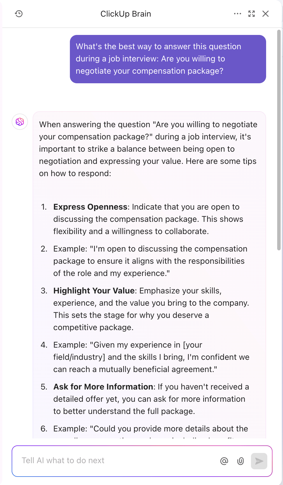 25+ Final Round Interview Questions and Answers | ClickUp