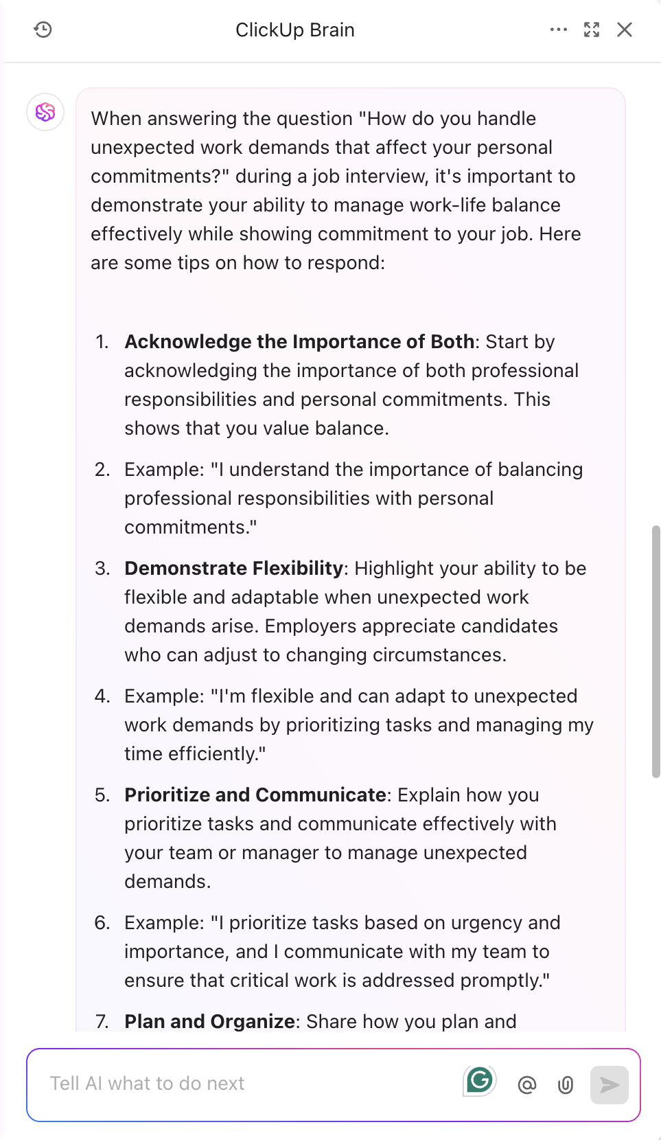 25+ Final Round Interview Questions and Answers | ClickUp